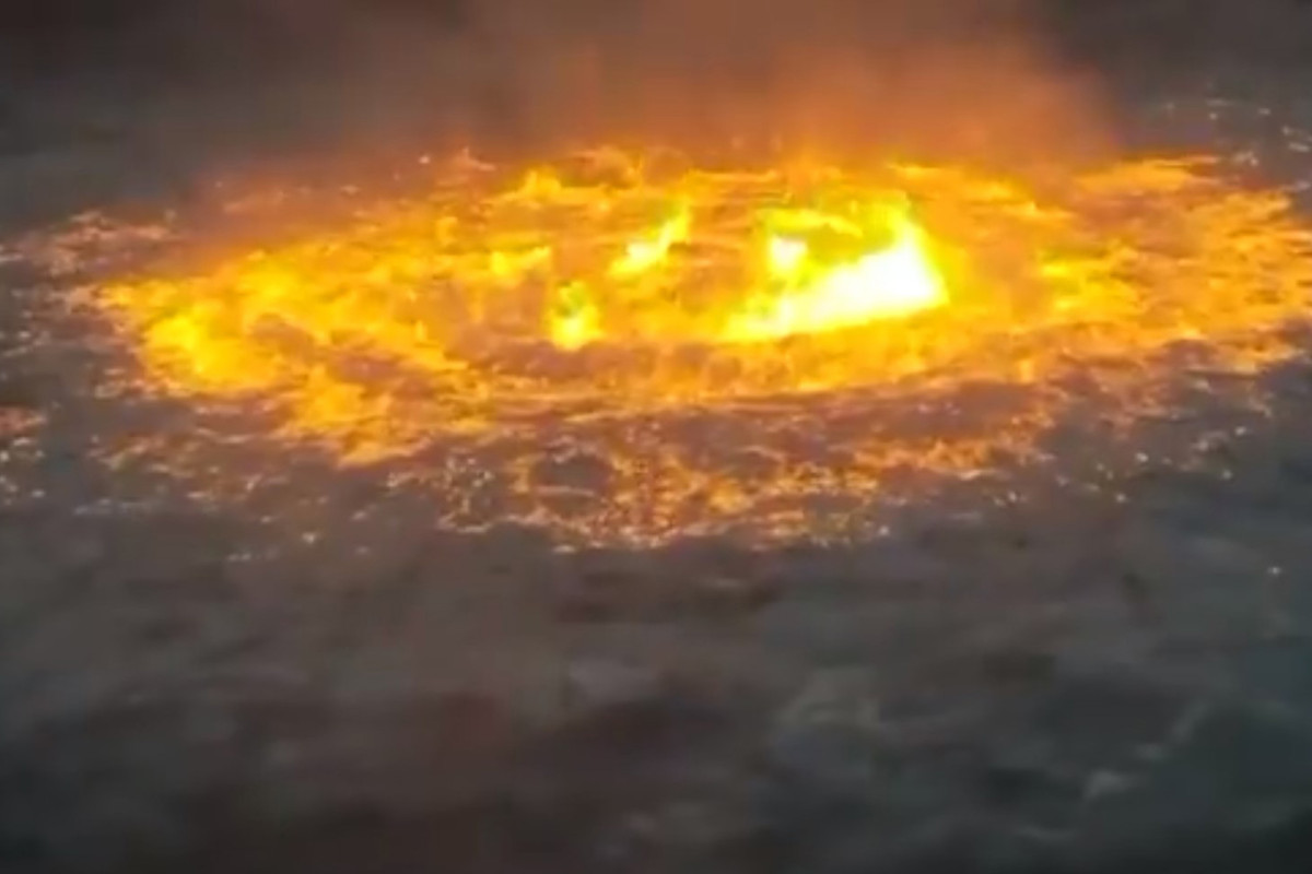 'Eye of fire' on Gulf of Mexico after gas leak in underwater pipeline ...